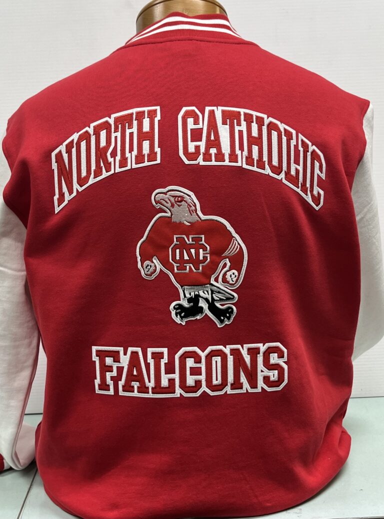 NORTH CATHOLIC LETTERMAN VARSITY JACKET | Celtic Shirts